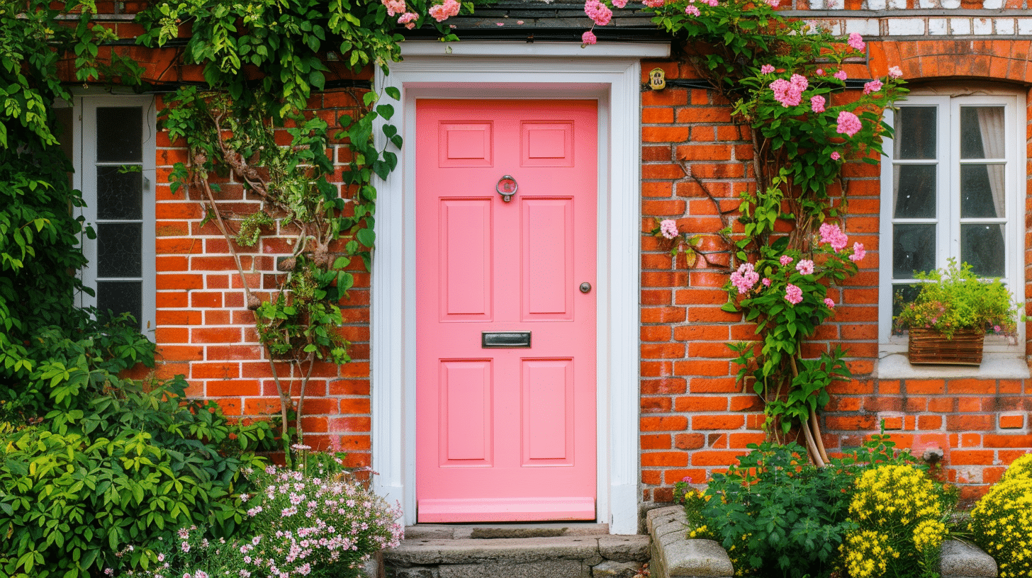 Front door colors for red brick house store